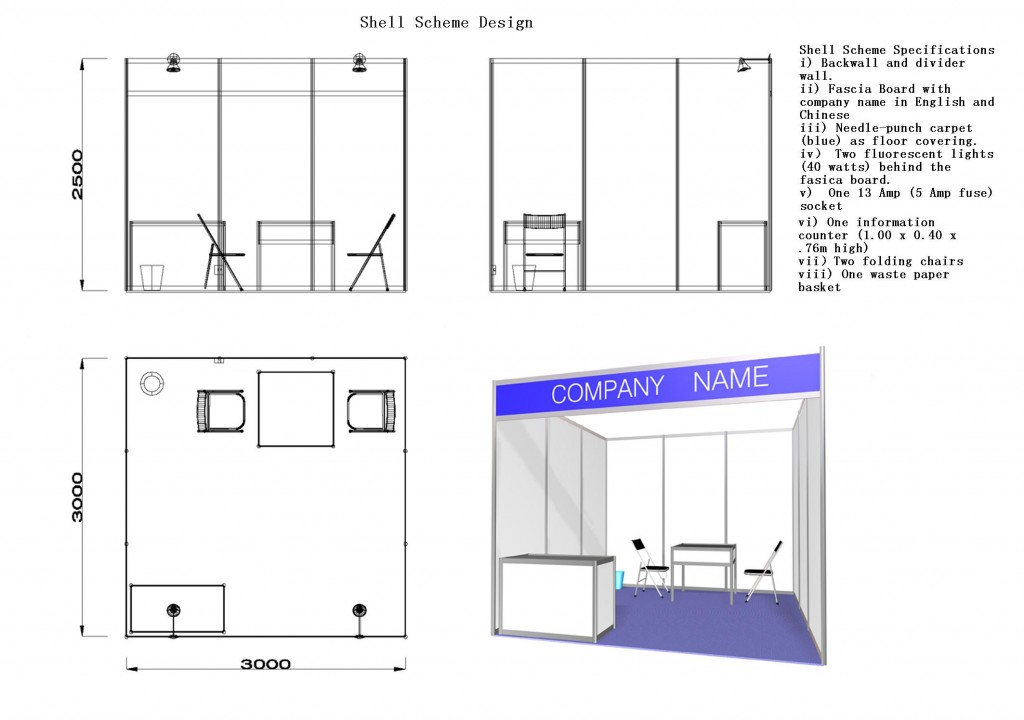 Shell Scheme Booth Malaysia | Standard & Custom Exhibition Booth ...
